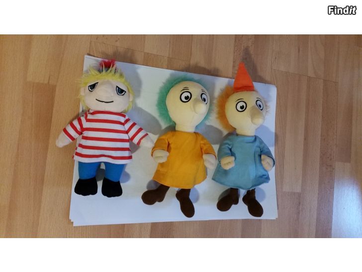 Myydään Muumipehmot Tuutikki Tiuhti ja Viuhti