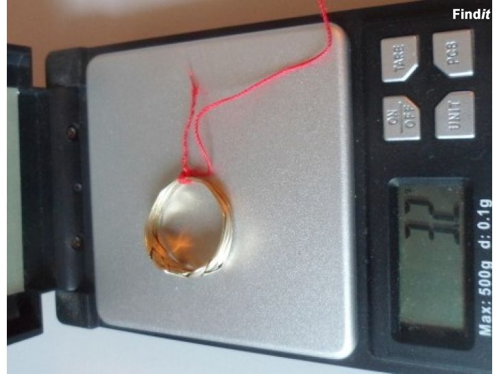 Myydään Pirunnyrkki sormus koko 19-19,5 Kulta 14K